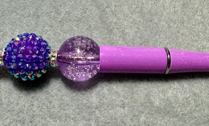 Beautiful Lavender Beaded Ink Pens That Are Refillable, Great ...