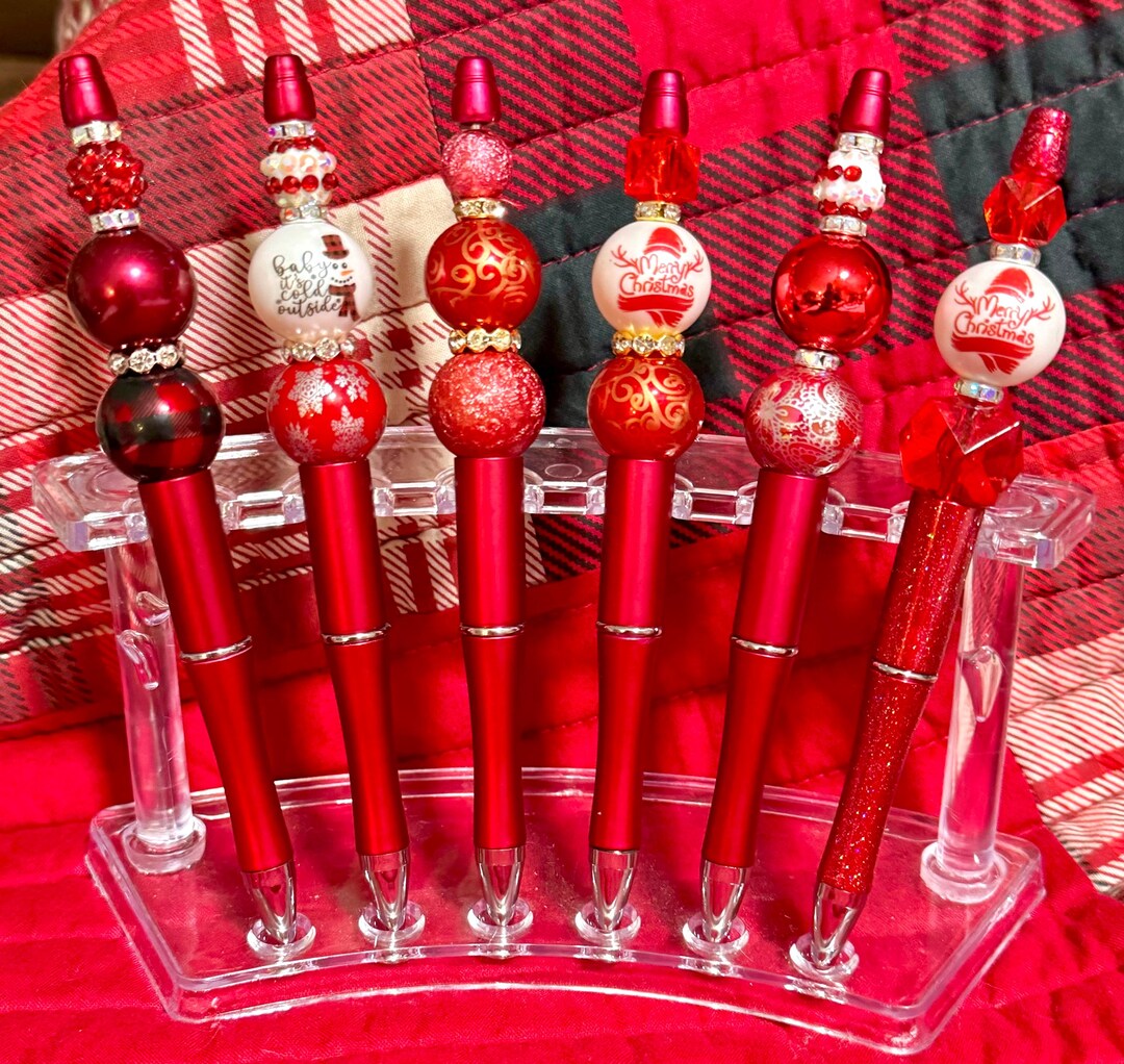 Christmas Beaded Pens. Gorgeous Pens in Different Designs.great for ...