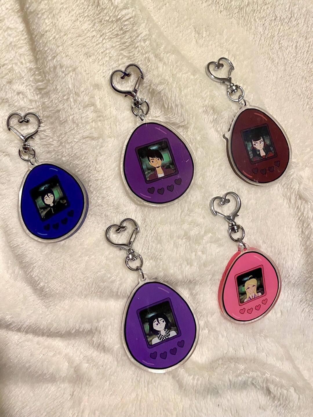 Danganronpa V3 Digital Pet Acrylic Charms! Shuichi, Kaito, Maki ...