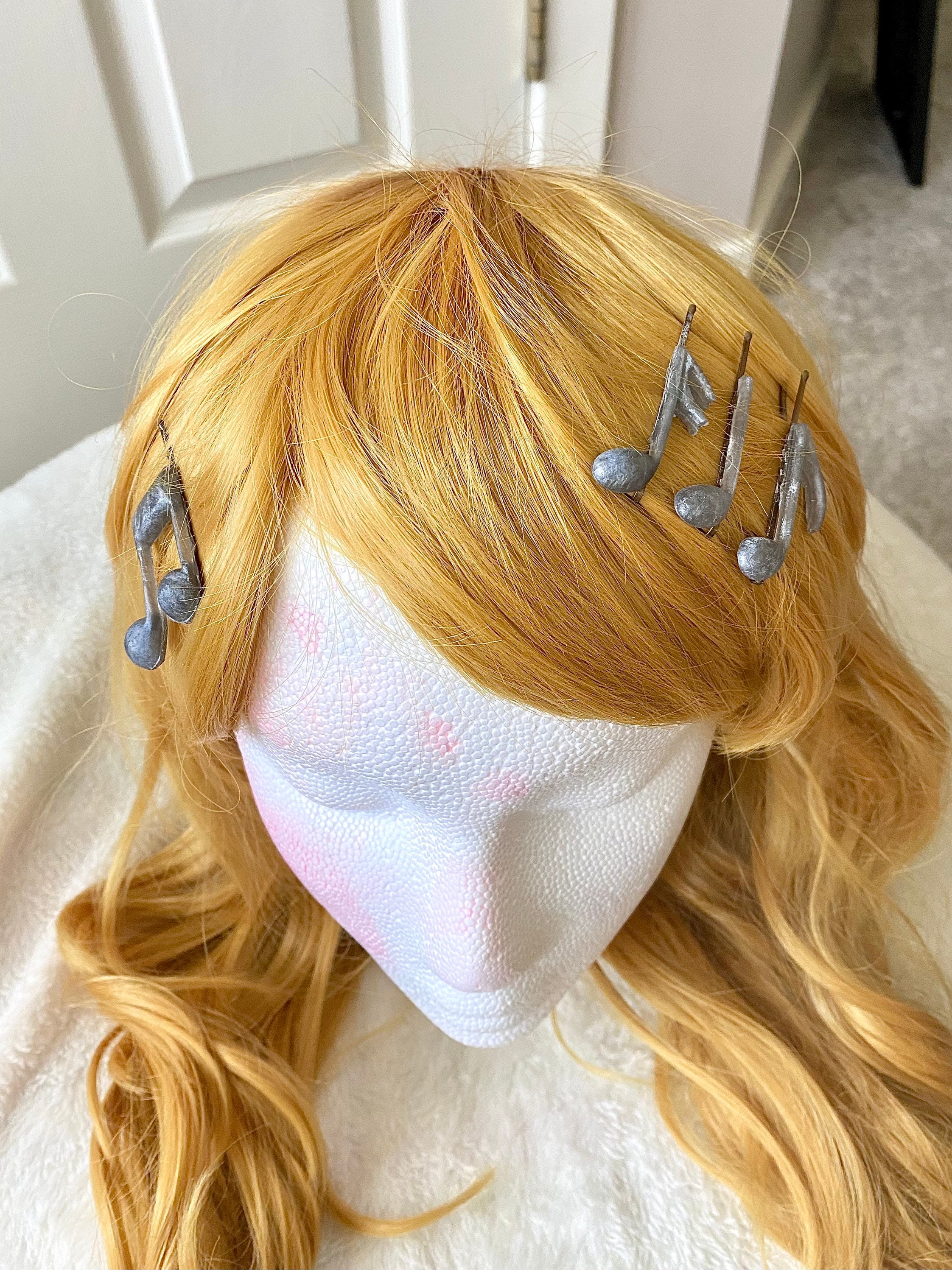 Handmade Resin Music Note Hair Pins for Danganronpa Kaede | Etsy