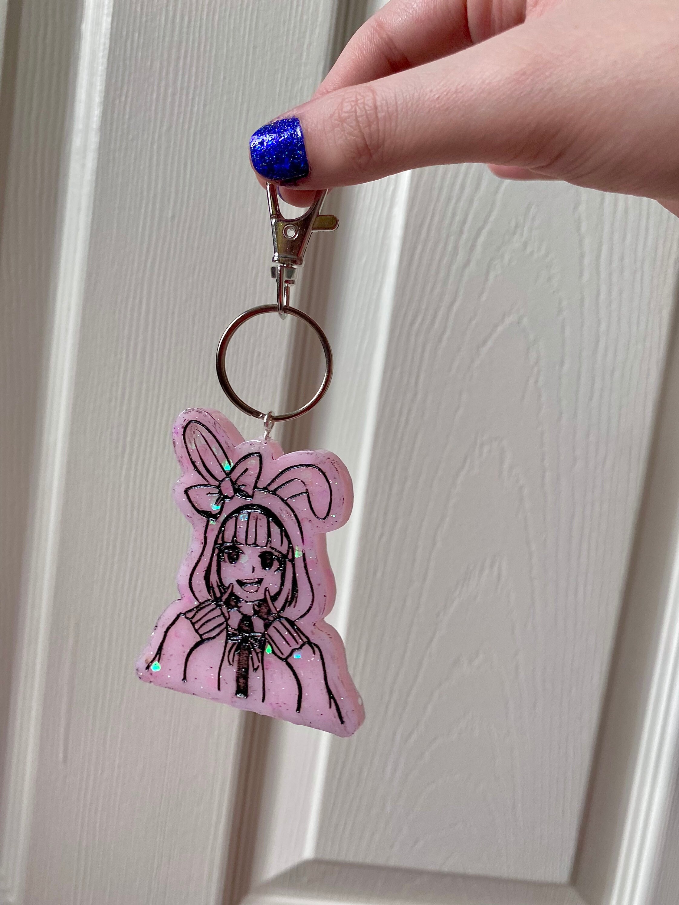 Handmade to Order Danganronpa Character Resin Keychains Anime - Etsy