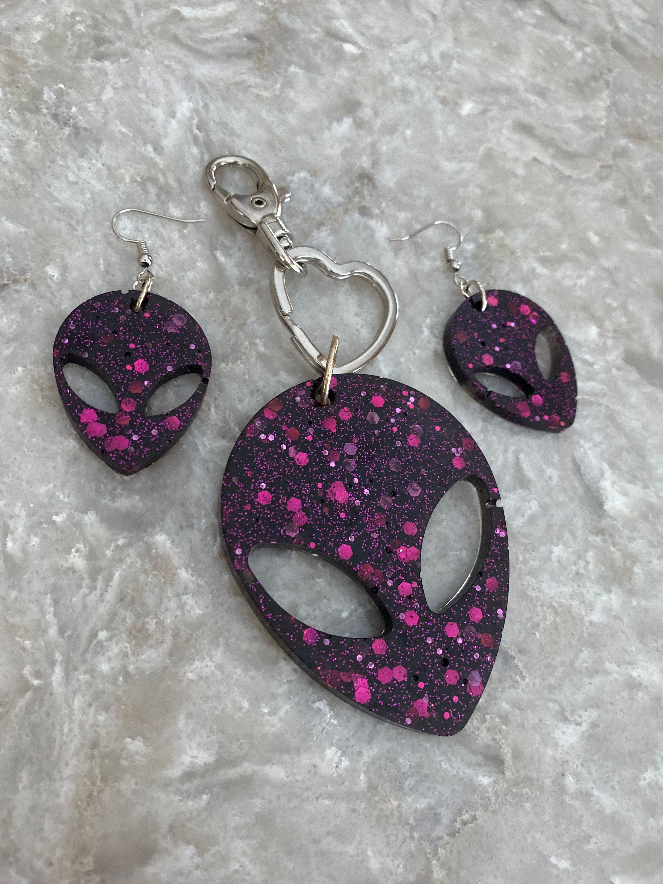 Goth Barbiecore Y2K Baddie Alien Head Weirdcore Earrings and - Etsy ...