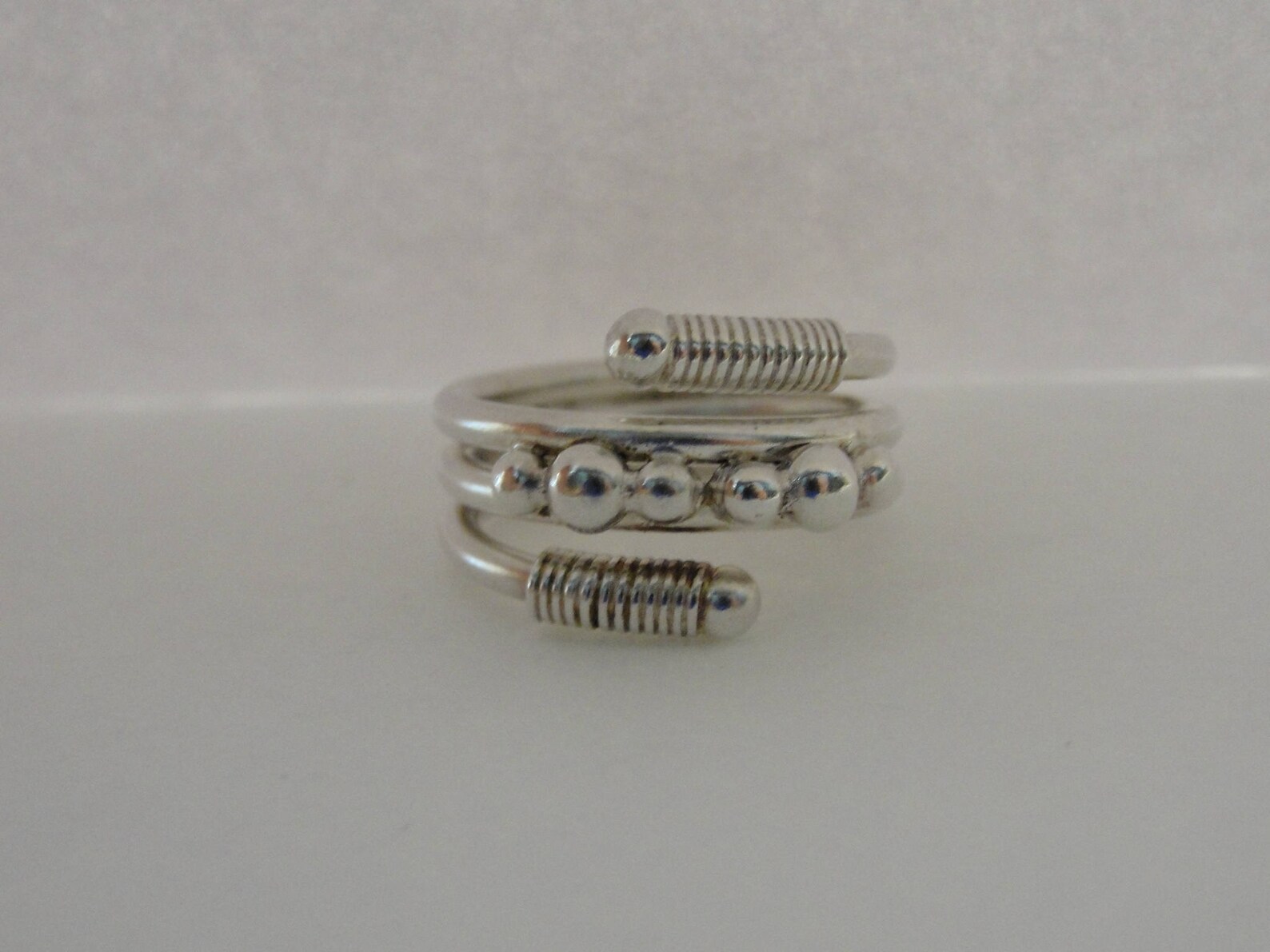 Sterling Silver Wrap Bypass Ring - Etsy