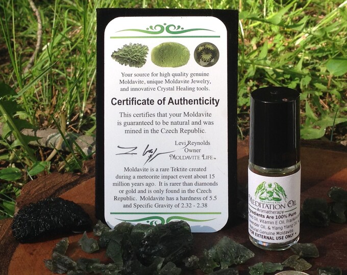 Moldavite Oil 100% Pure Essential Oils Moldavite Life - Etsy