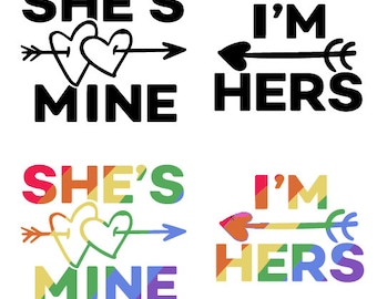 She is Mine Svg - Etsy