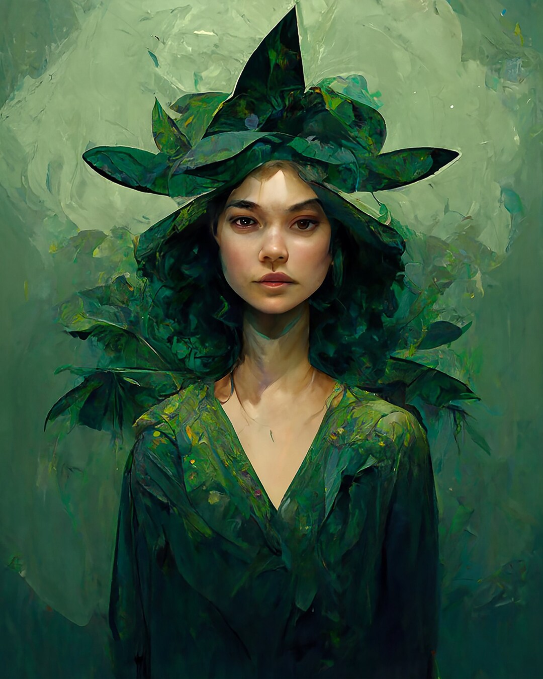 The Hedge Witch, A Dark Art Print - Etsy