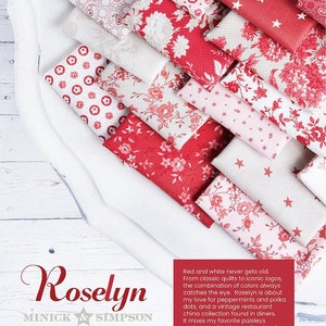 Roselyn Moda Fat Eighth Bundle 37 9x22 Fat Eighths 100% Cotton - Etsy