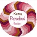 60 Precut Hexagons Kona Rose Solid Robert Kaufman Fabrics English Paper ...