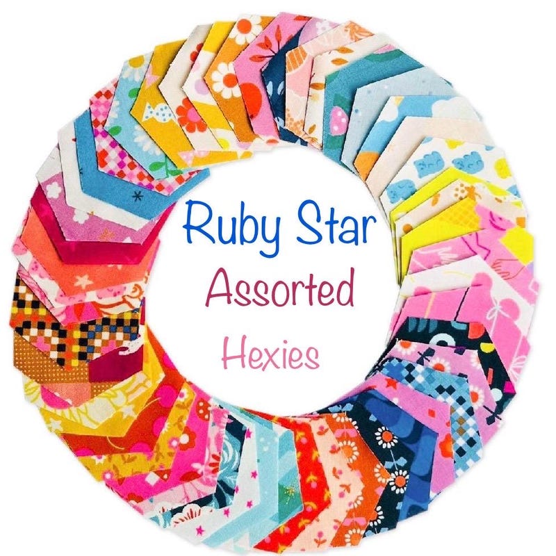 Ruby Star Fabric - Etsy