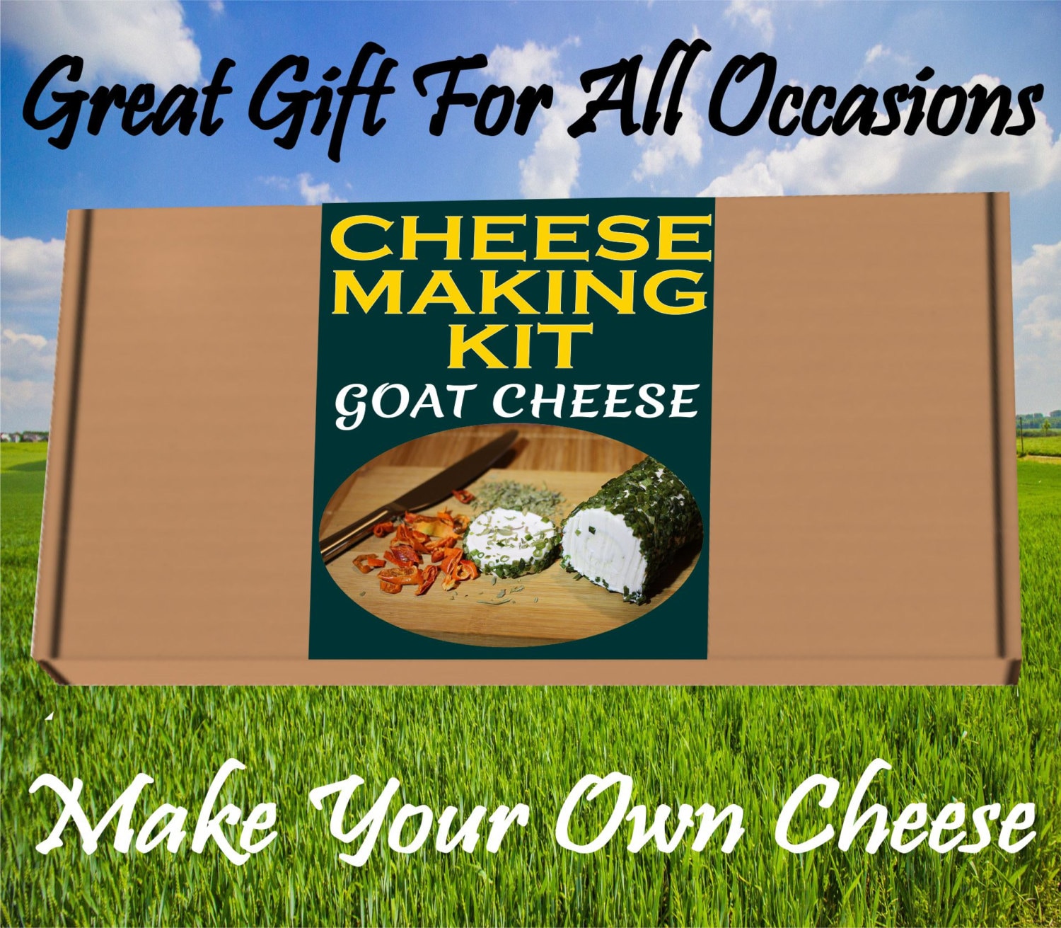 Cheese Making KIT Goat Cheese & Piri Piri Great Gift Present Birthday ...
