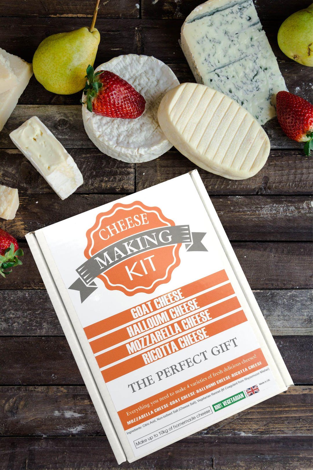 DIY Gift Cheese Making KIT Makes 4 Different Cheeses Goat-halloumi ...