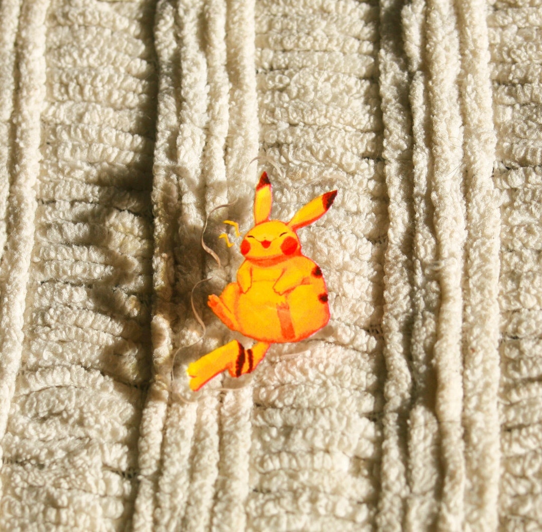 Chonky Chu Acrylic Art Pin Pokemon Pin - Etsy