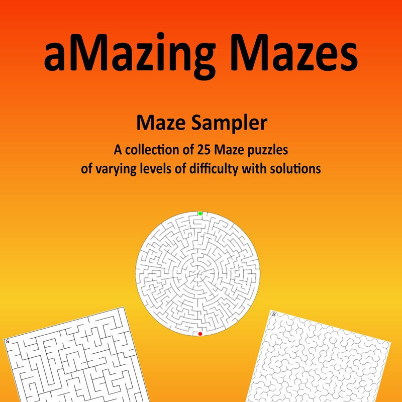 Free Printable Mazes - Etsy