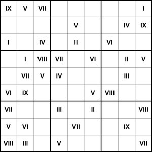 Amazing Roman Numeral Sudoku 140 Puzzles Volume 1 - Very Easy Normal ...