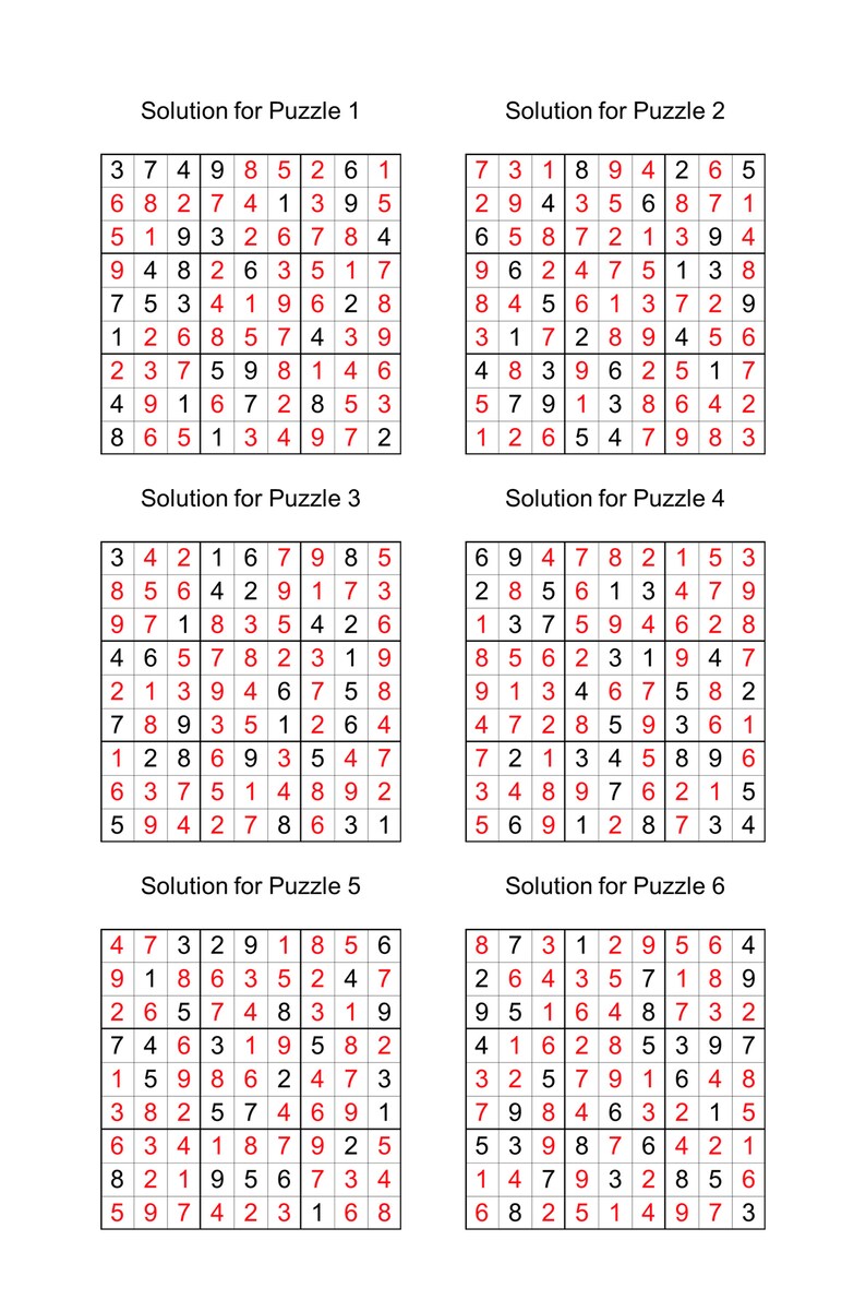 Amazing Sudoku 200 Very Hard Printable Digital Download Puzzle Book ...