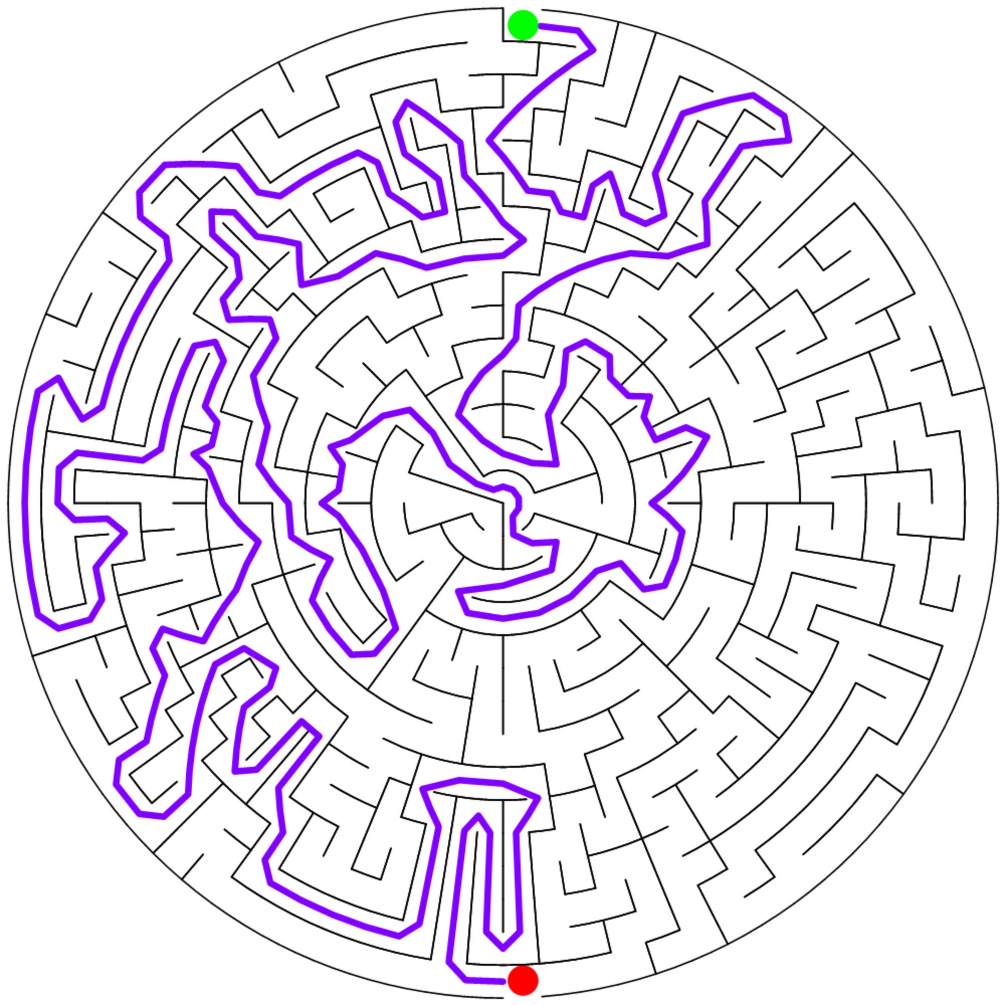 100 Circular Mazes the Perfect Way to Test Your Problem-solving Skills ...