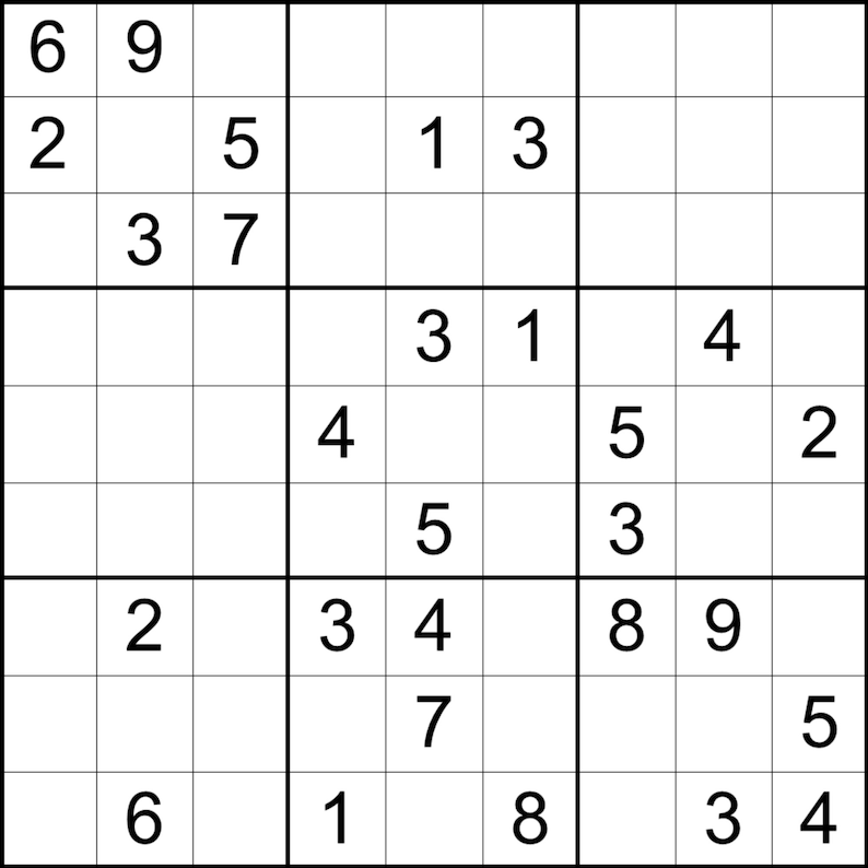 Amazing Sudoku 200 Very Hard Printable Digital Download Puzzle Book ...