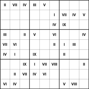 Amazing Roman Numeral Sudoku 140 Puzzles Volume 1 - Very Easy Normal ...