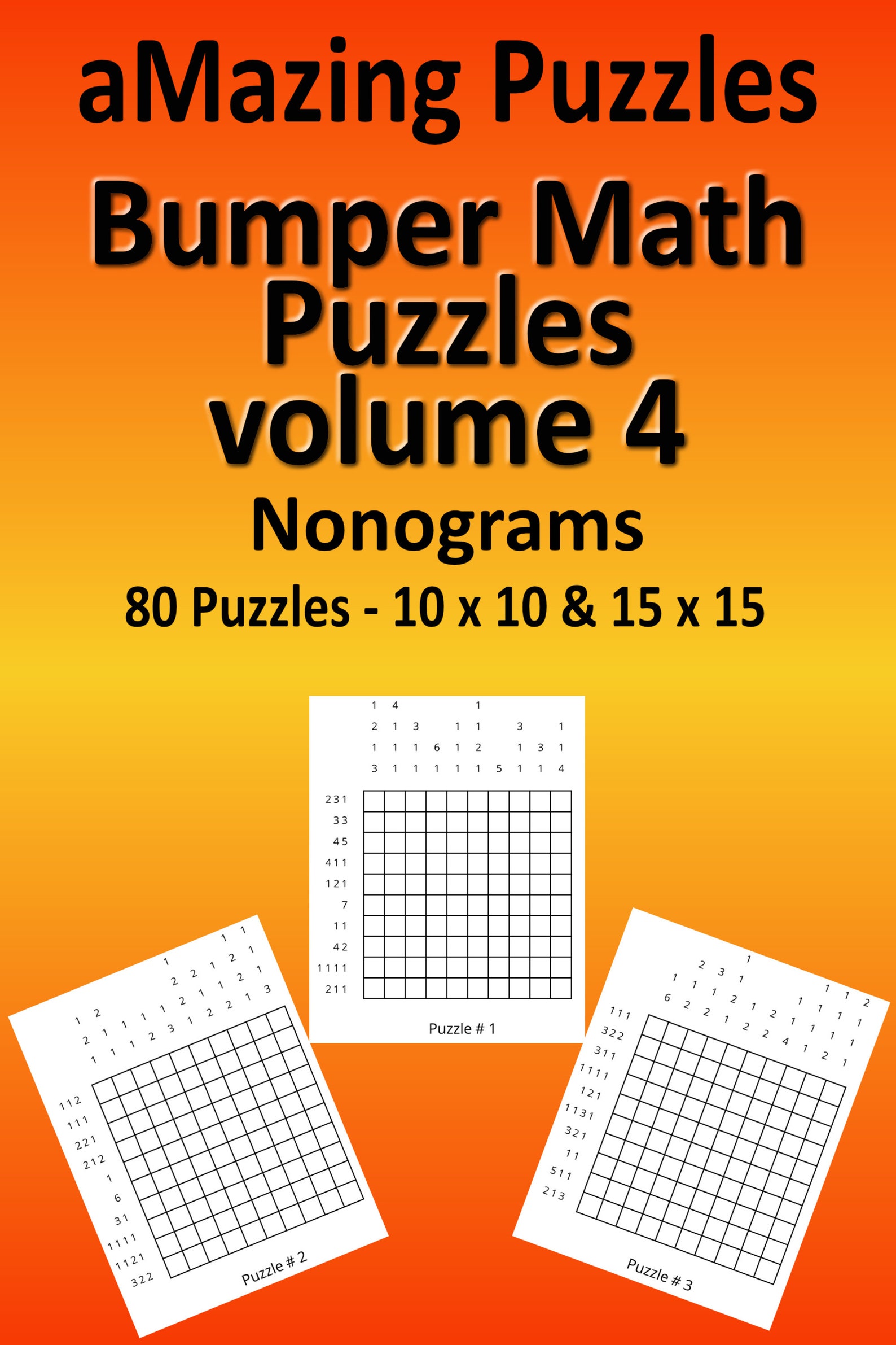 Bumper Math Puzzles Collection Math Crosswords, Nonograms, Takuzu ...