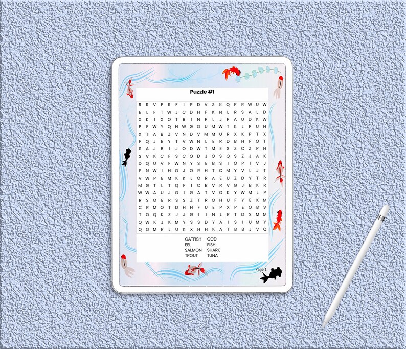 Digital Wordsearch Puzzle Book Instant Download Goodnotes, Xodo, Ipad ...