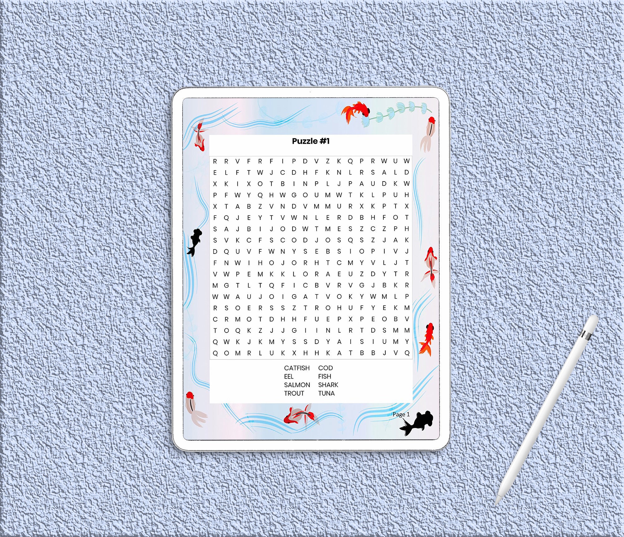 Digital Wordsearch Puzzle Book Instant Download Goodnotes - Etsy UK