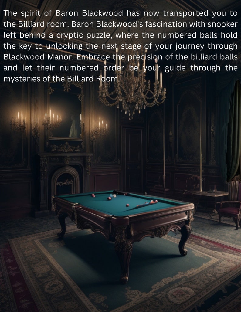 Mystery Mansion Escape Room Game: Blackwood Manor Printable (age 8+) - Etsy