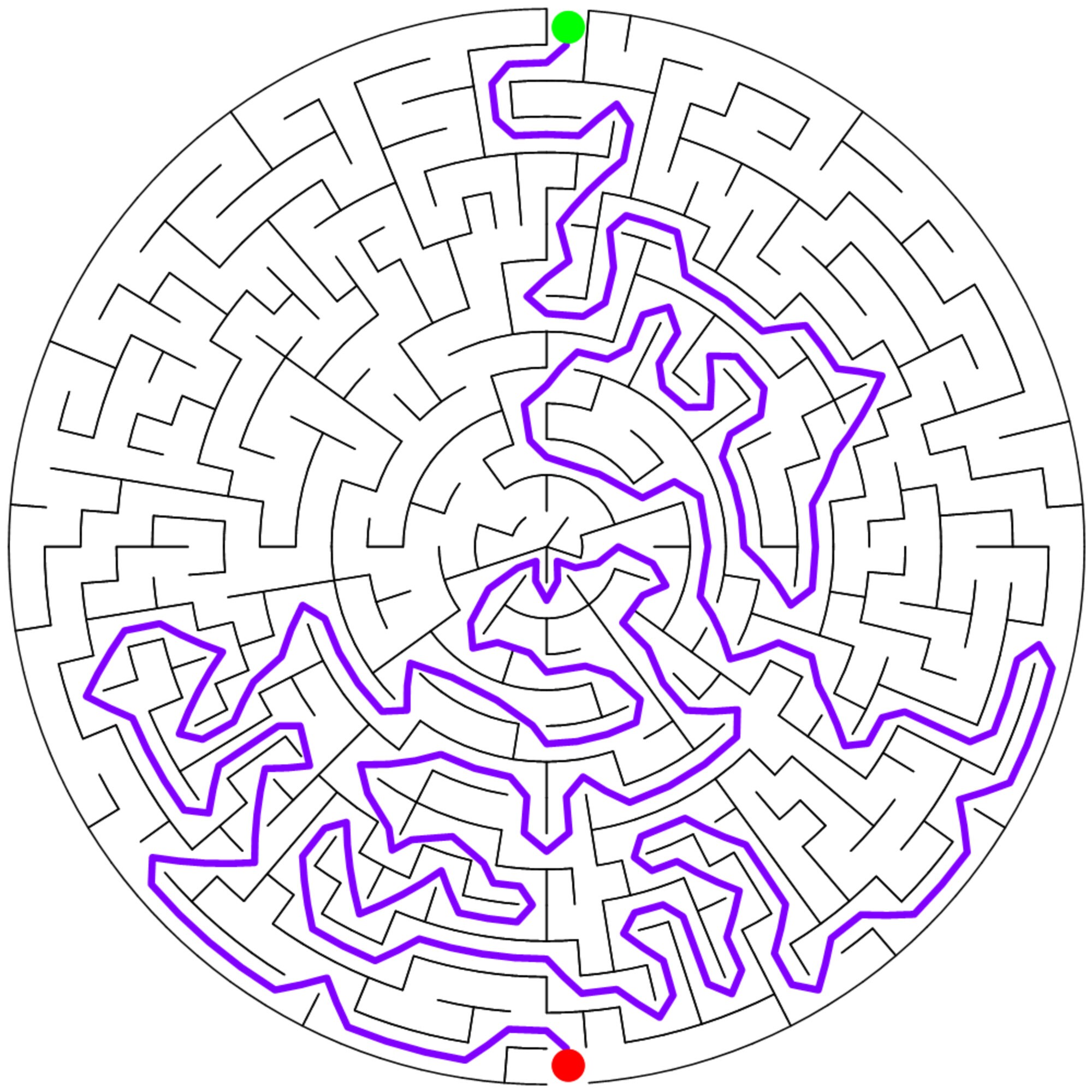 100 Circular Mazes the Perfect Way to Test Your Problem-solving Skills ...