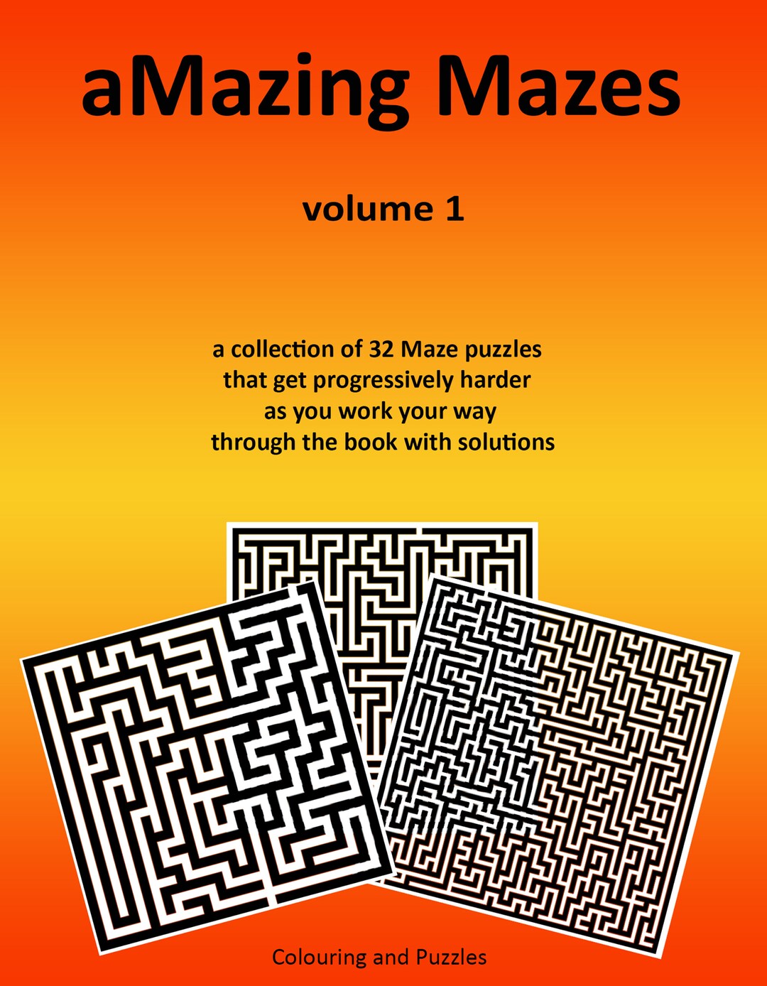 Amazing Mazes Volume 1, Home Printable Digital Download Puzzle Book ...