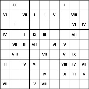 Amazing Roman Numeral Sudoku 140 Puzzles Volume 1 - Very Easy Normal ...