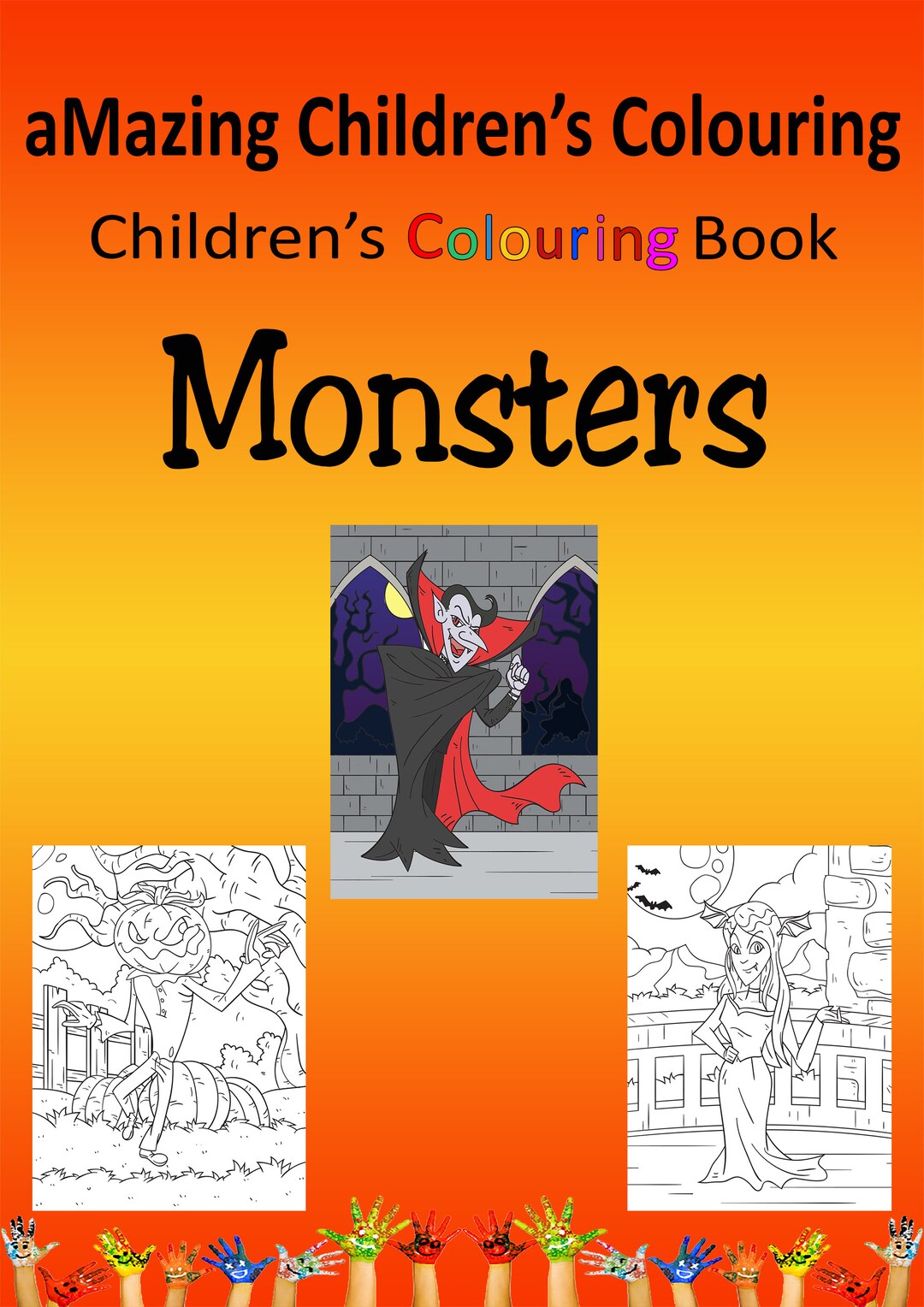 Monster Coloring Book for Kids | Printable Dot-to-dot Activity (PDF) - Etsy