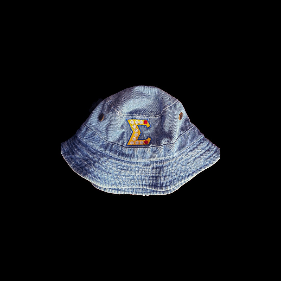 10 Pearls & 2 Rubies/embroidered Bucket Hat/sgrho Hat - Etsy