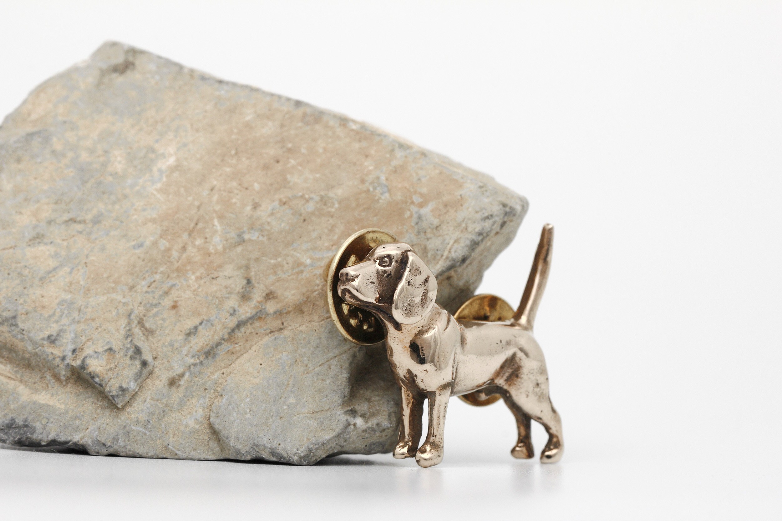 Vakkancs Beagle (dog Breed) Pin - Sterling Silver or Bronze - Etsy