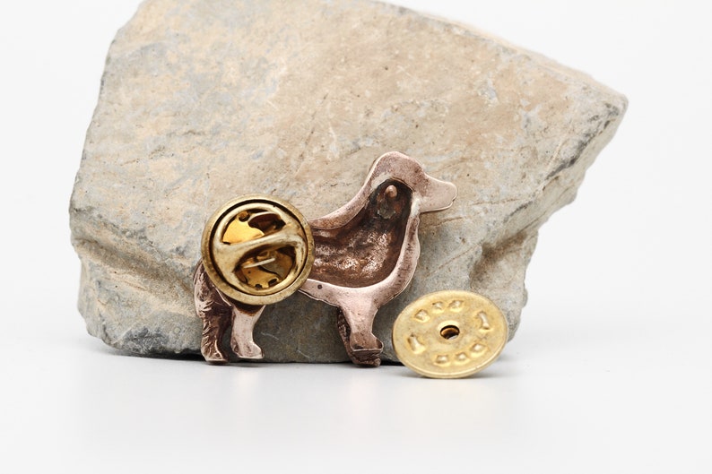 Vakkancs Australian Shepherd Aussie (dog Breed) Pin - Solid Sterling ...