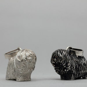 Vakkancs Hungarian (dog Breed) Puli Pendant (solid Sterling Silver, 3D ...