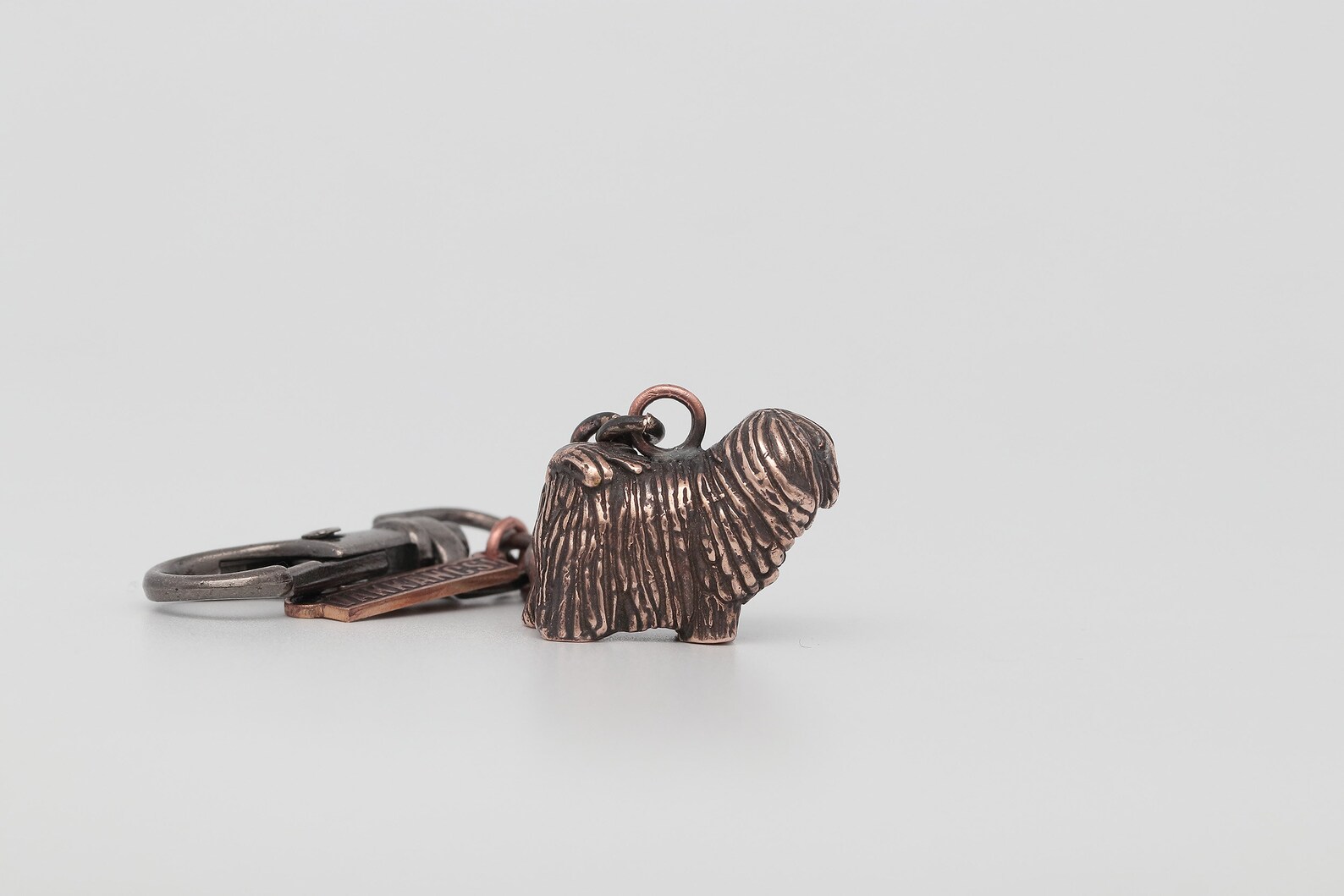 Vakkancs Hungarian (dog Breed) Puli Bronze Keychain (3D) - Etsy