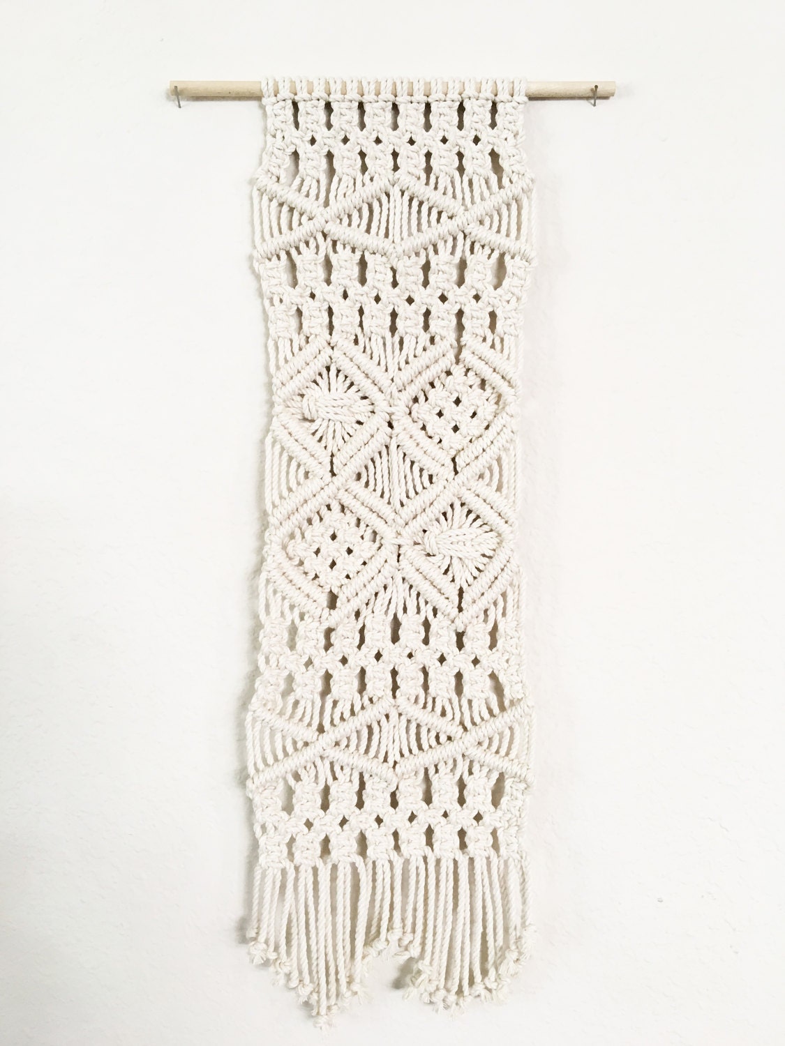 Handmade Macrame Wall Hanging - Vintage 1971 Inspired - Wall Art ...