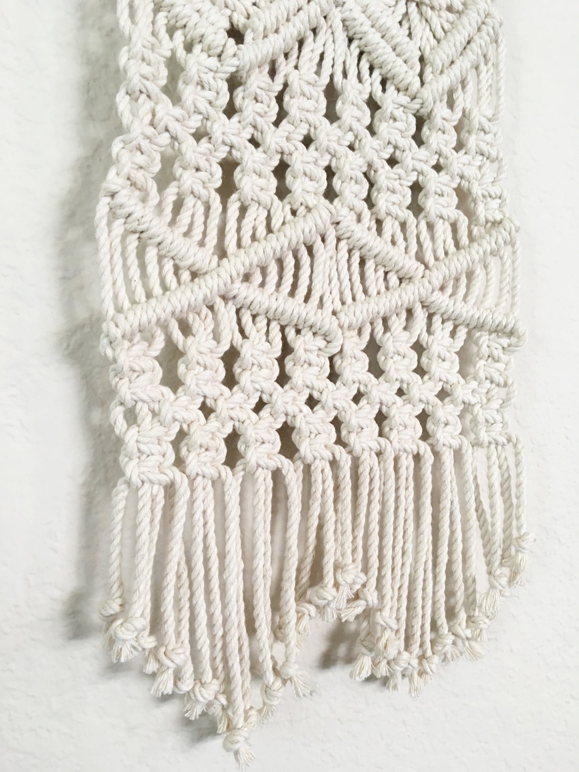 Handmade Macrame Wall Hanging - Vintage 1971 Inspired - Wall Art ...