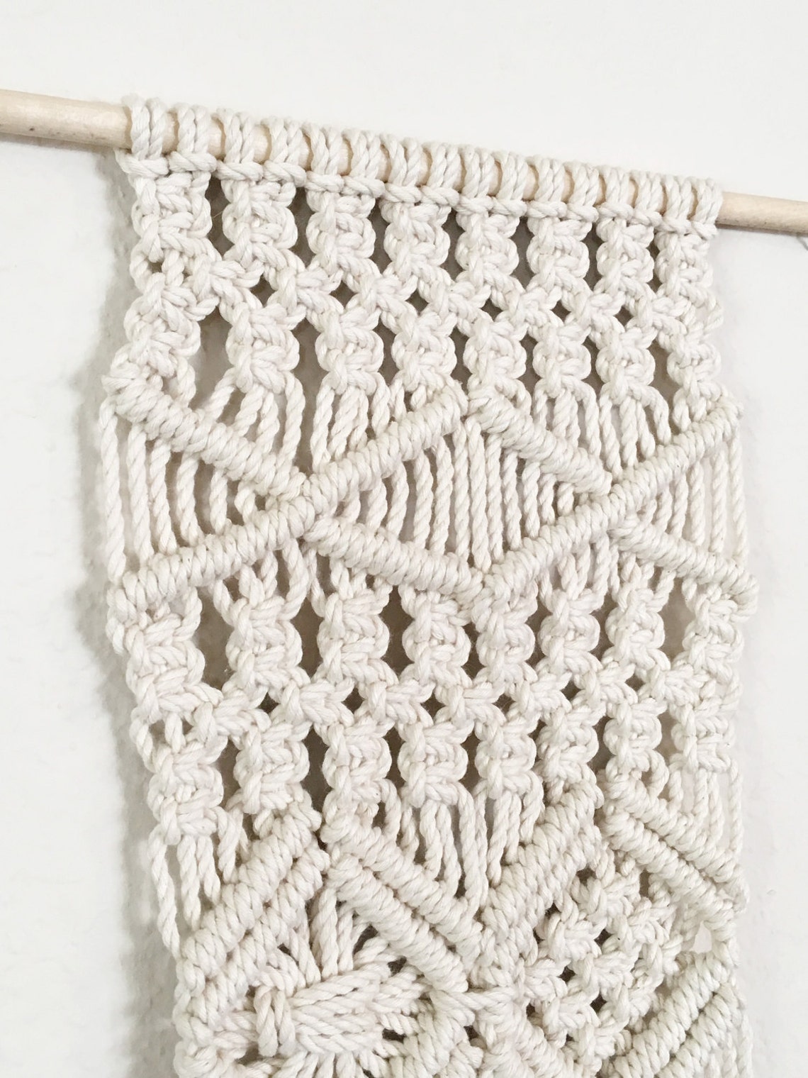 Handmade Macrame Wall Hanging - Vintage 1971 Inspired - Wall Art ...