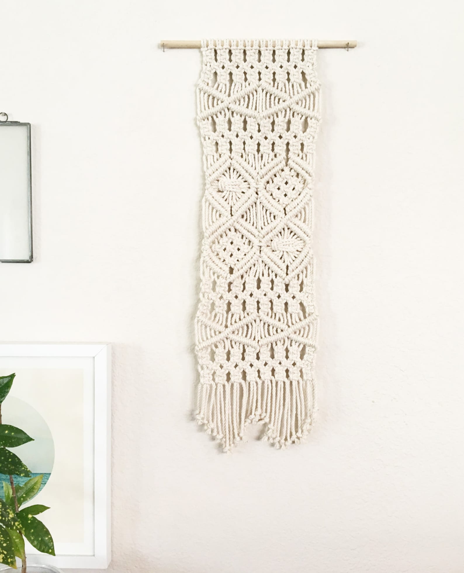 Handmade Macrame Wall Hanging - Vintage 1971 Inspired - Wall Art ...