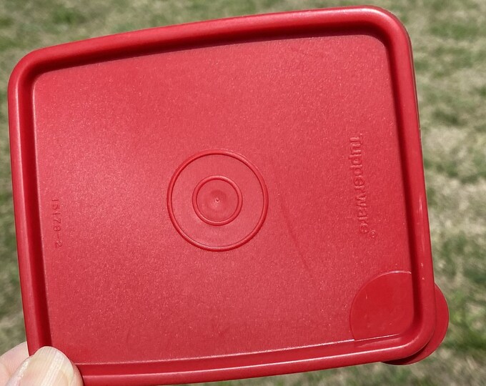 Vintage Tupperware Replacement Lid # 1517 for #1516 Square Container ...