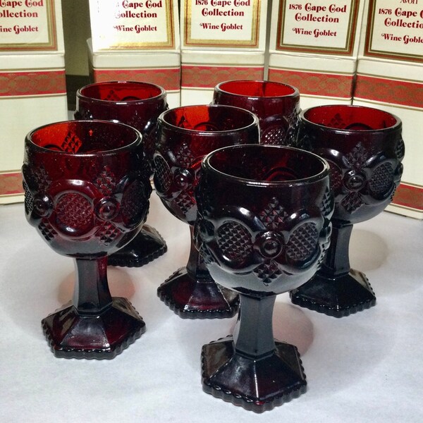 Avon Cape Cod Glassware - Etsy