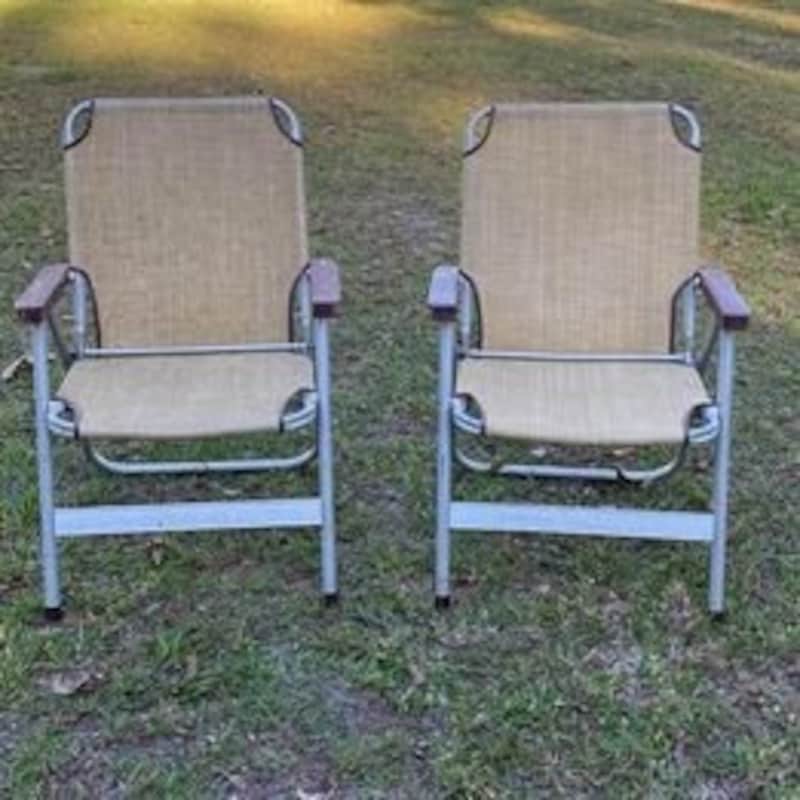 Vintage Camp Chair - Etsy
