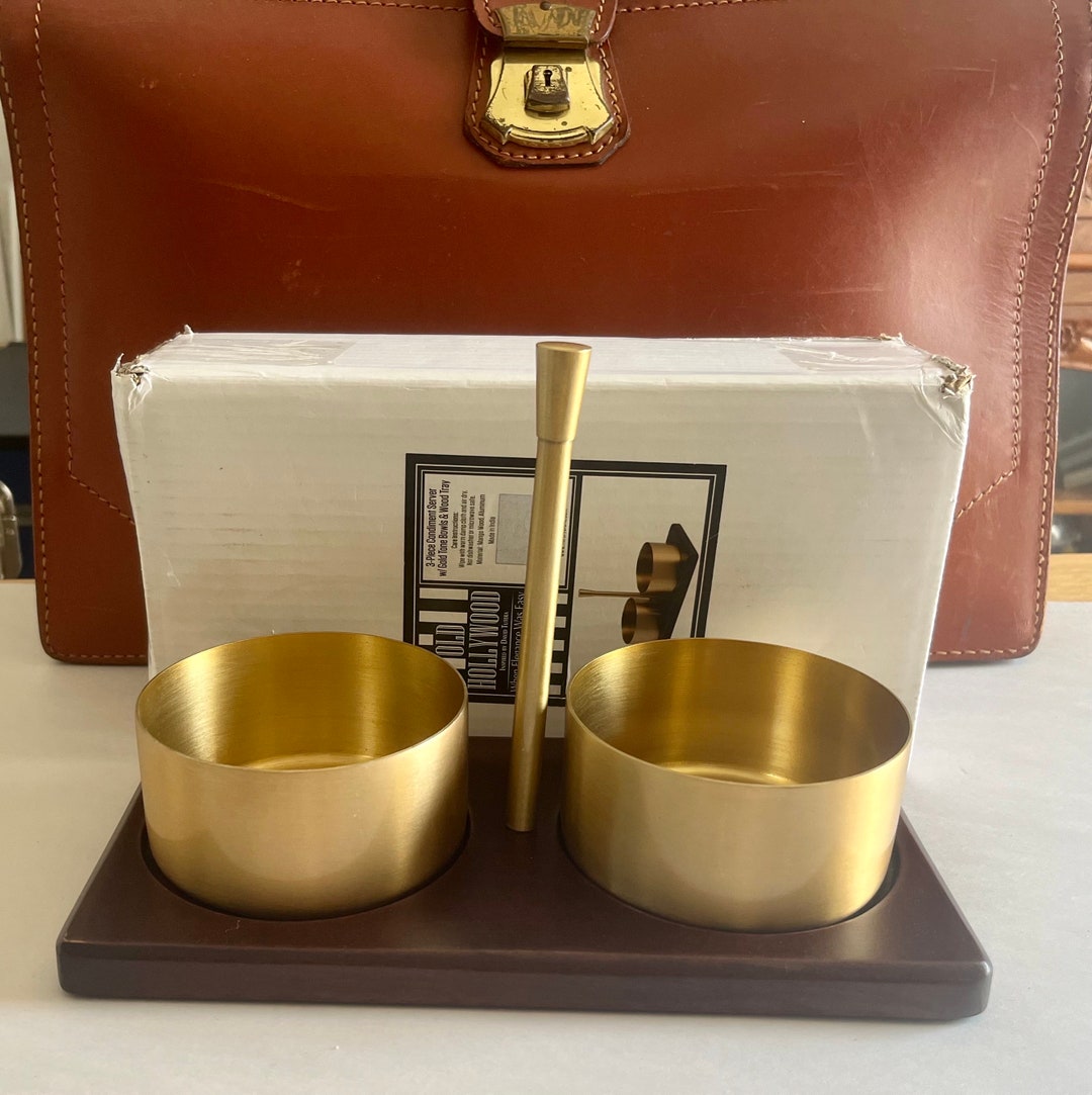 New Condiment Caddy Metal and Wood Caddy Carrier Jar Holder Old ...