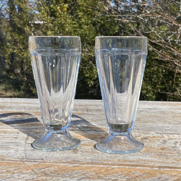 Milkshake Glasses - Etsy