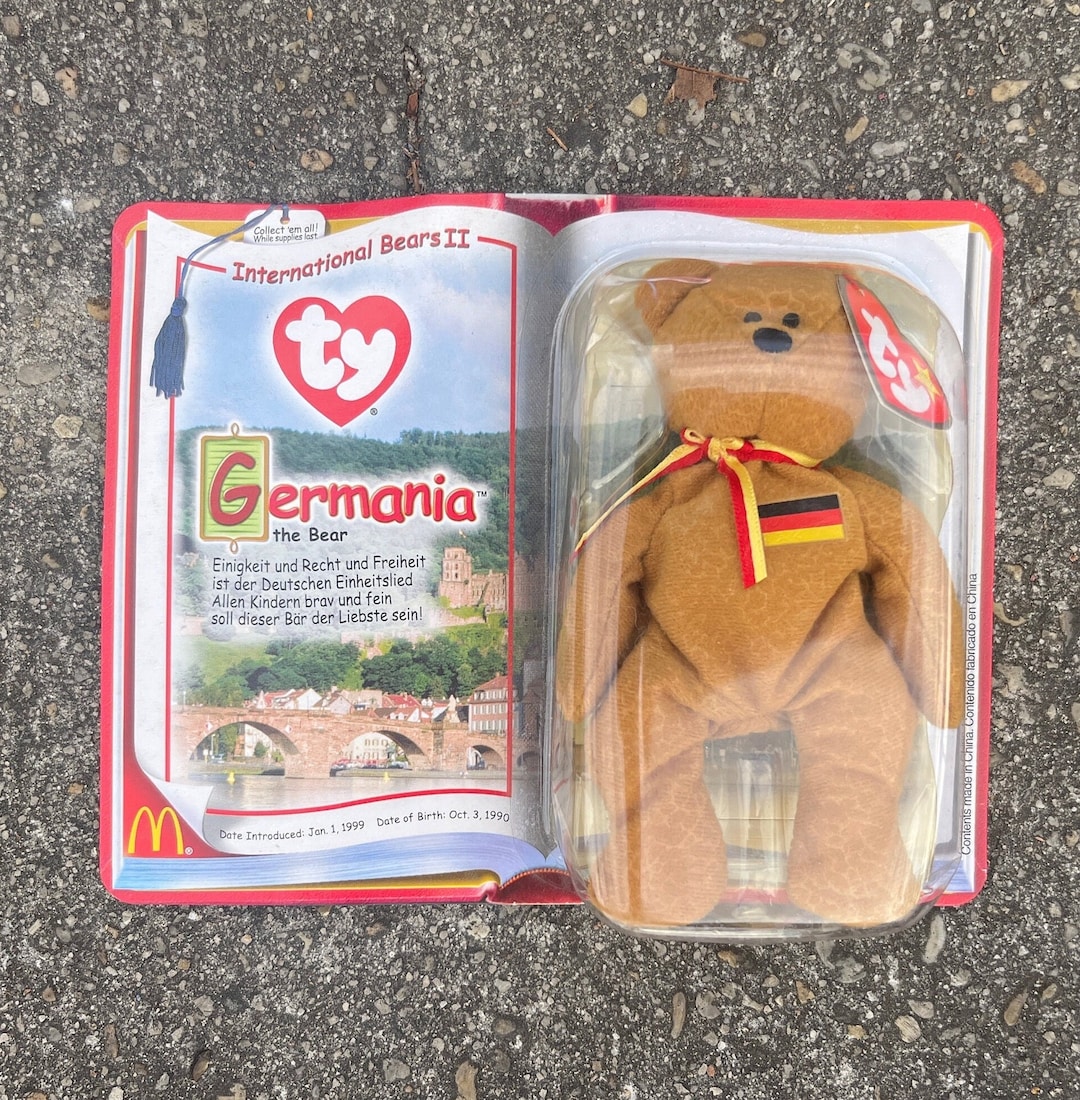 1990's Mcdonald's Germania the Bear International Bears II Original TY ...