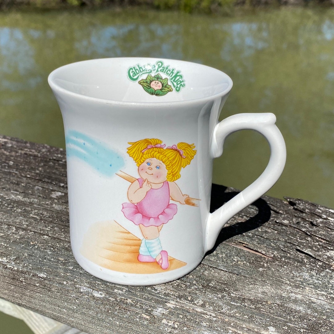 1984 Vintage Ballerinas Cabbage Patch Kids Coffee Mug - Cup Teacup ...