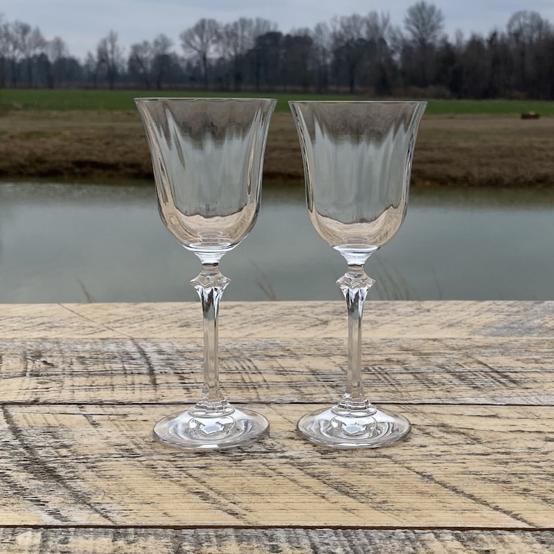 Crystal Stemware - Etsy
