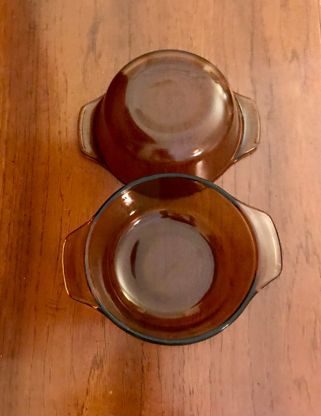 Small Glass Dish W/ Handles Anchor / Mini Anchor Casserole Pots Small ...