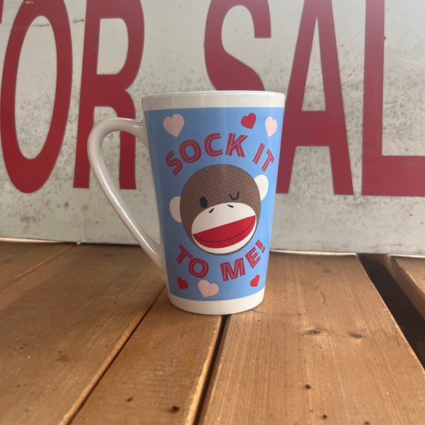 Sock Monkey Mug - Etsy