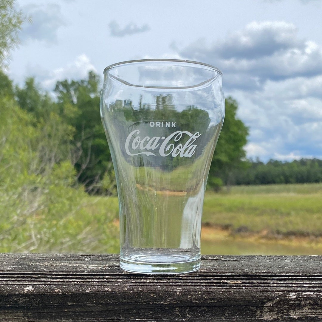 7oz 1950's Coca-cola Soda Fountain Bell-shaped Glass 4.75 Tall Star HT ...